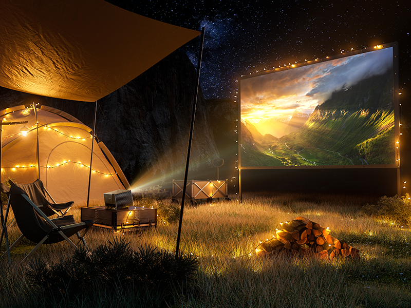 投影仪场景渲染_封秦忘冢-站酷ZCOOL