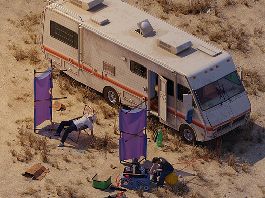 [士气集团]Rendering Exercise_Na2SO4-站酷ZCOOL